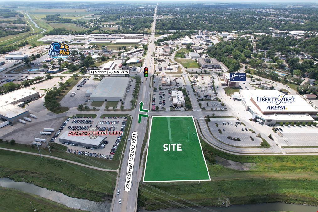 NWC 72nd & P Street - NWC 72nd & P St, Omaha, NE 68127