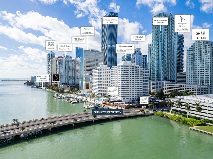 Prime Brickell Waterfront Retail - 801 Brickell Bay Drive, Miami, FL 33131