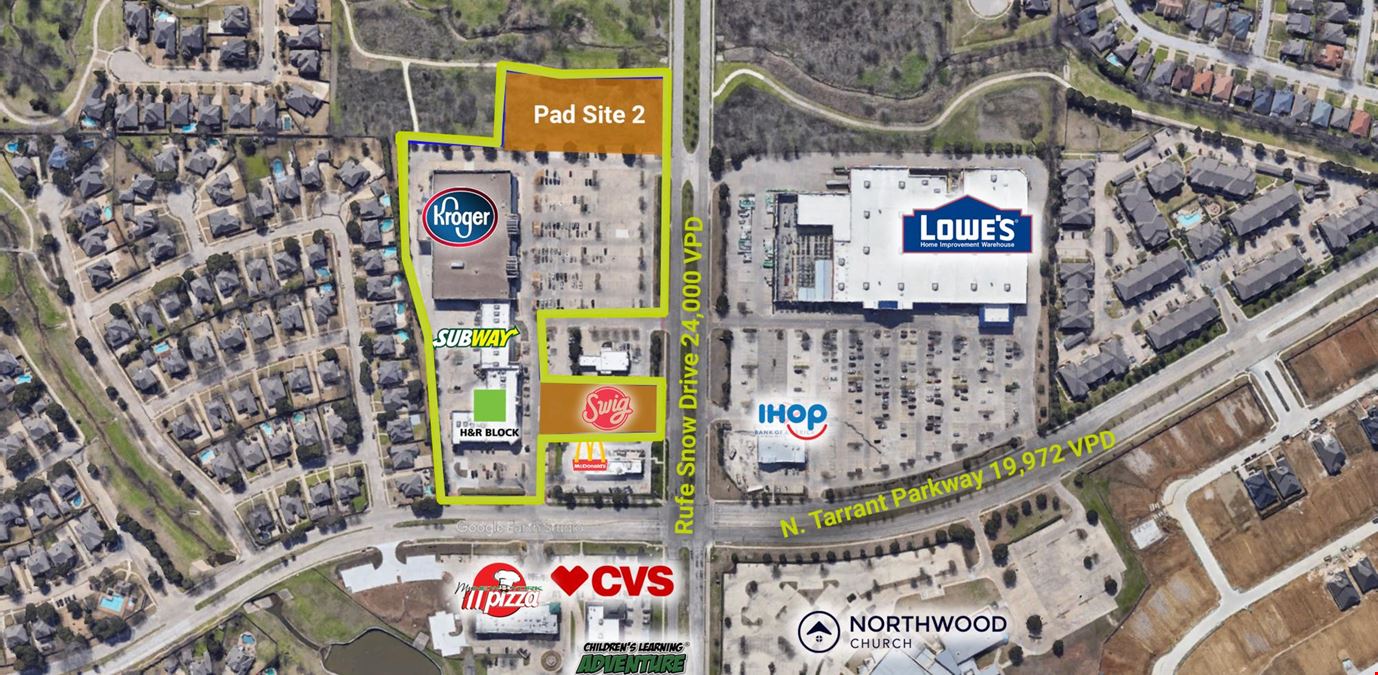 Keller Place | Kroger Grocery Anchored Shopping Center - 2041-2061 Rufe ...