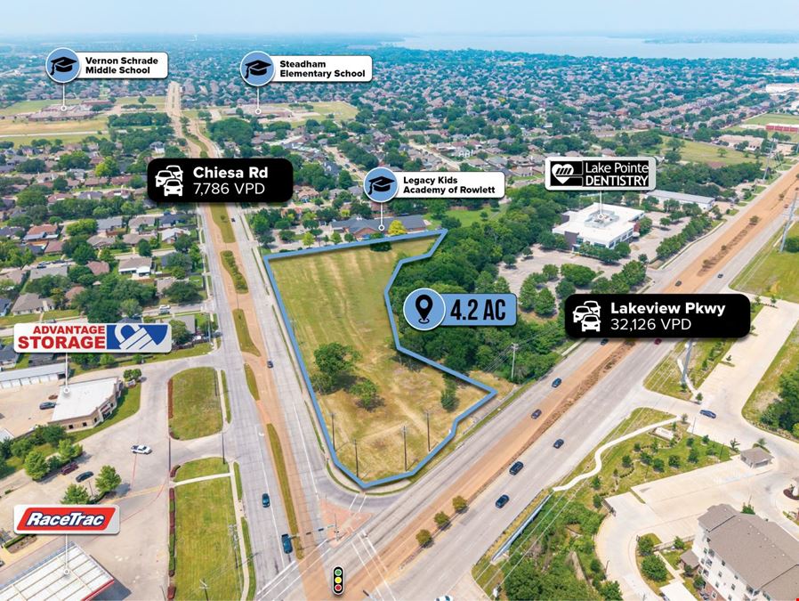 Signalized Hard Corner 4.22 Acre Parcel | 39K VPD Traffic Count | C-2 ...