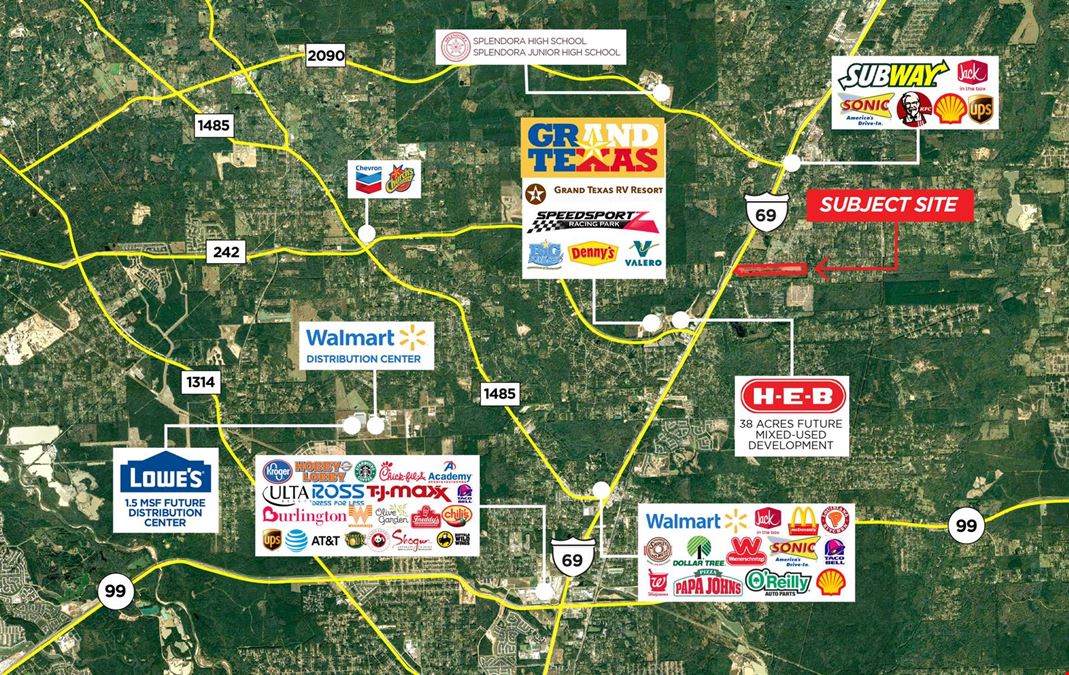 75-Acre Land Tract for Development (Houston MSA) - 16365 First Street ...