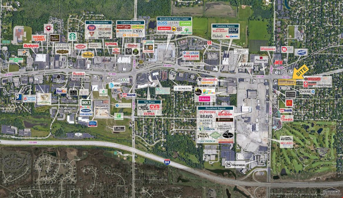 Shoppes at Brookfield Commons - 15375-15445 W. Bluemound Rd, Brookfield ...