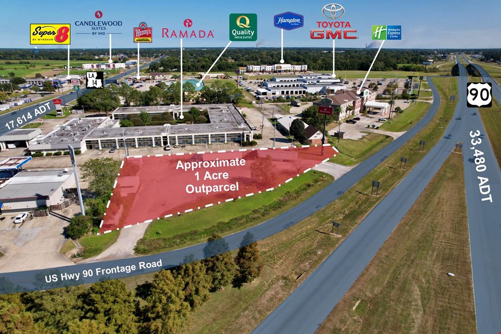 Prime Hotel Outparcel on US Hwy 90 - 300 Blk US Hwy 90 Frontage Rd ...