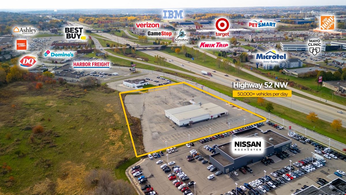 High-Exposure Highway 52 Commercial Site - 4444 Hwy 52 , Rochester, MN ...