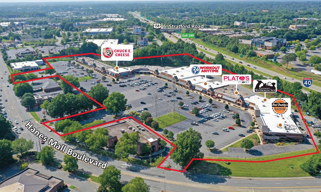Pavilions Shopping Center - 504-684 Hanes Mall Blvd, Winston-Salem, NC ...