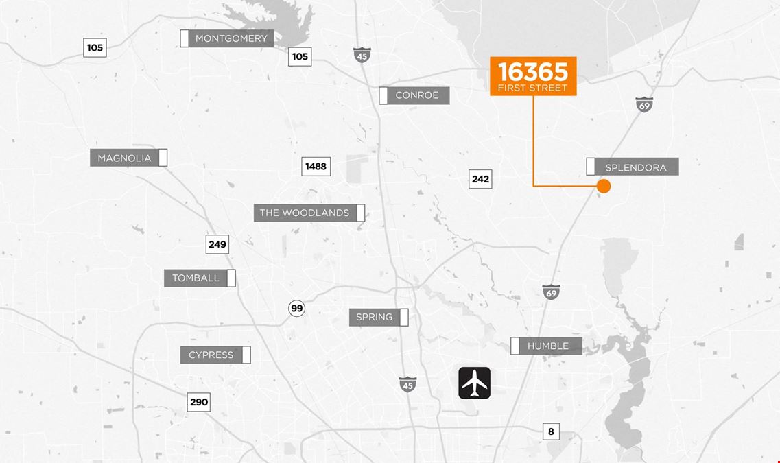75-Acre Land Tract for Development (Houston MSA) - 16365 First Street ...