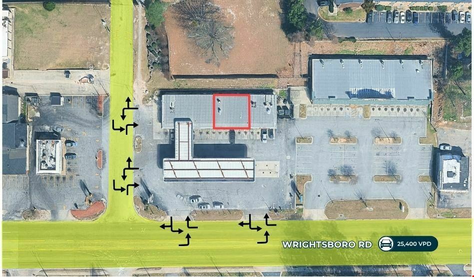 2300 SF | Retail | Full Motion Corner - 3221 Wrightsboro Rd, Augusta ...